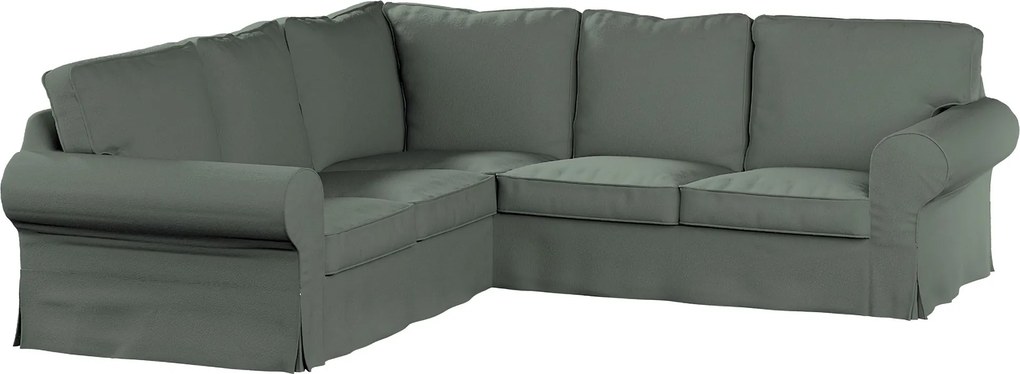 Potah na pohovku IKEA Ektorp rohová barva zelená látka pletený vzor