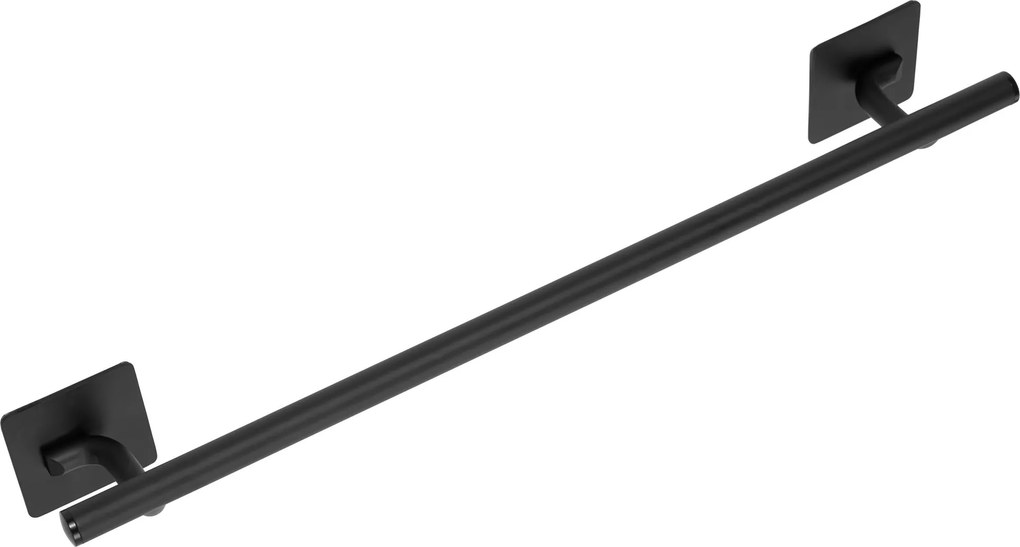 Tutumi Rea, koupelnový držák na ručníky 45cm 3M 322194A, černá matná, REA-77095