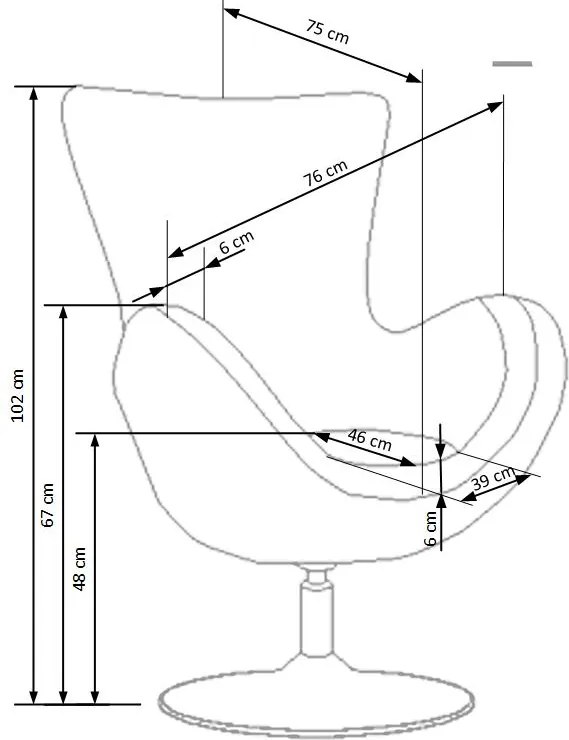 Designové křeslo BUTTERFLY — kov, látka, patchwork