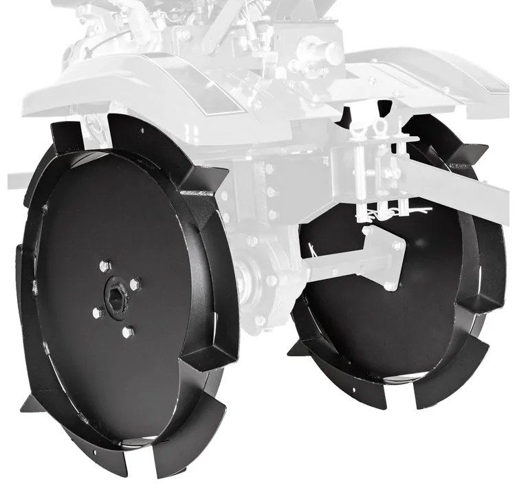 Železná kola pro kultivátor Hahn & Sohn Cedrus GL06 (plná, 6 lopatek)