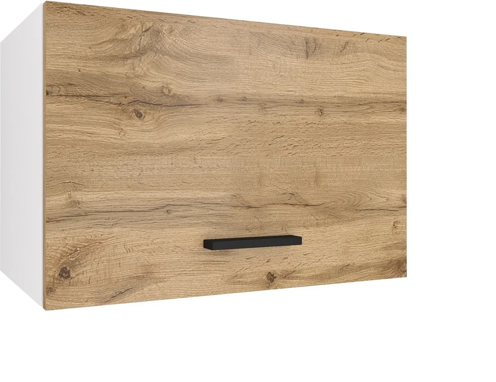 Kuchyňská skříňka Belini nad digestoř 60 cm dub wotan TOR SGP60/3/WT/DW/0/B1