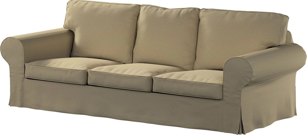 Potah na pohovku IKEA Ektorp 3-místná, nerozkládací barva zelená látka pletený vzor