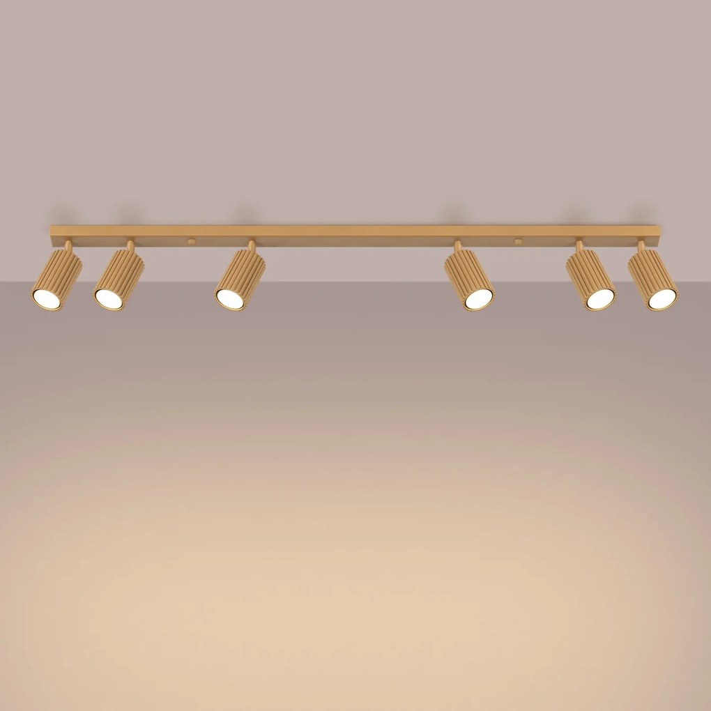 Sollux Lighting Stropní svítidlo KARBON 6L zlaté