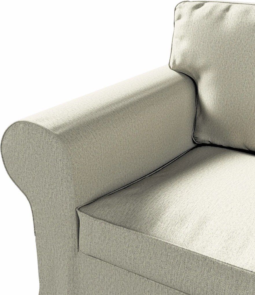 Potah na křeslo IKEA Ektorp barva béžová látka pletený vzor