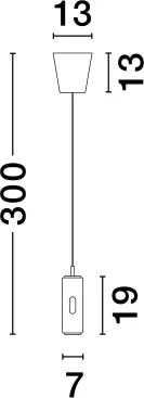 Závěsné stmívatelné LED svítidlo NOVA LUCE HOLM 12W 3000K 9870022