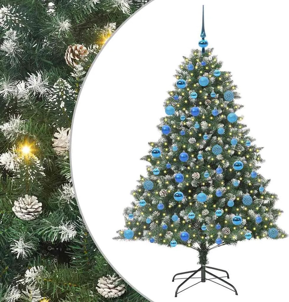 Umělý vánoční stromeček Zelená 180 cm PVC, plast a ocel 3395240