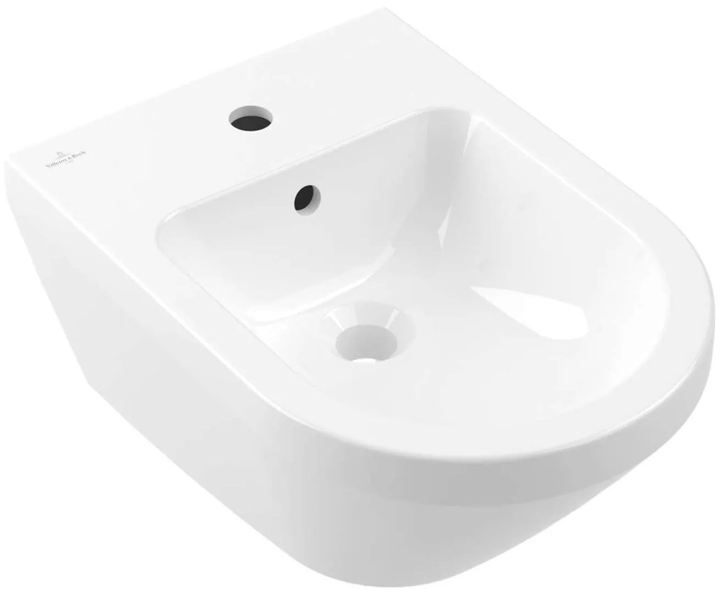Villeroy & Boch Architectura - Závěsný bidet, otvor pro baterii, alpská bílá 74870001