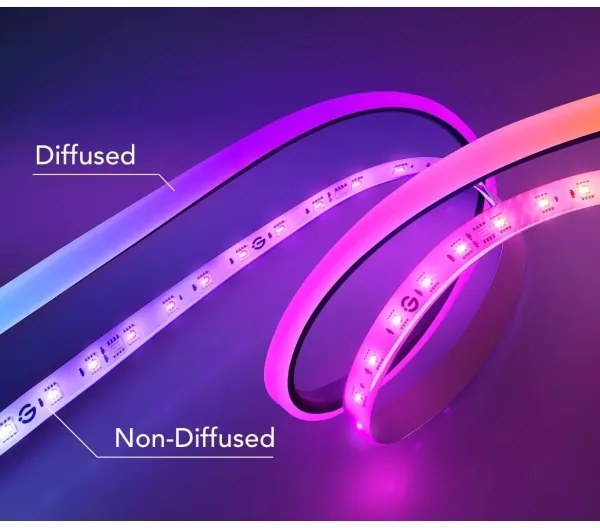 Govee - Neon LED podsvícení pro stůl 3m RGBIC Wi-Fi