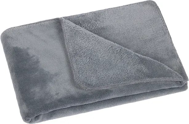 Bellatex Přikrývka Korall micro 75x100 cm Šedá