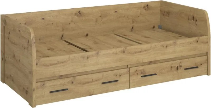 Postel 2S AIRON 90x200, dub artisan Kondela 0000374712