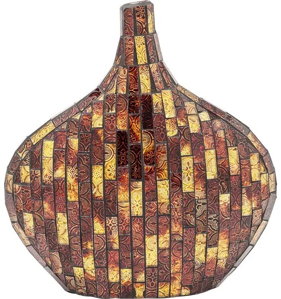 Váza Mosaico 33 cm - hnědá