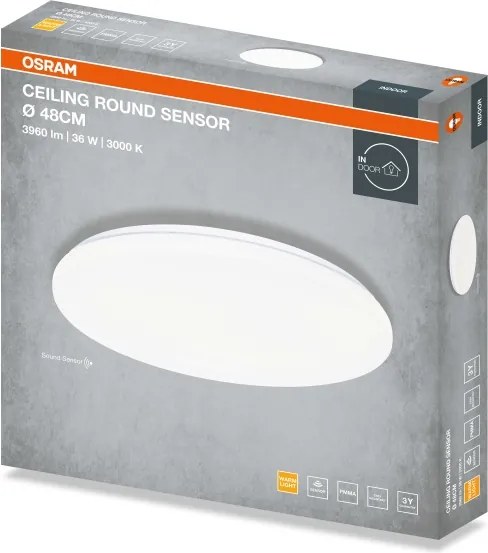 Osram - LED Stropní svítidlo CEILING ROUND LED/36W/230V 3000K pr. 48 cm bílá