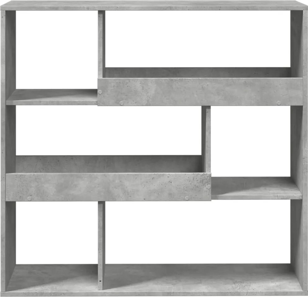 Dělicí stěna betonově šedá 100 x 33 x 94,5 cm kompozitní dřevo 3309477