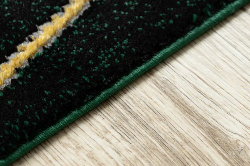 Dywany Łuszczów, Kusový koberec Emerald 1022 green and gold, 240x330, zelená, kancelář