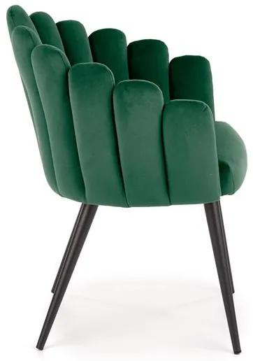 HALMAR K410 židle tmavě zelená