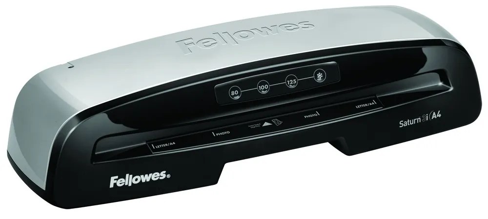 Laminátor Fellowes SATURN3i A4, černá / stříbrná