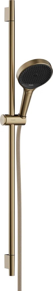Hansgrohe Rainfinity, sprchová sada 130 3jet s tyčí S Puro 90 cm, kartáčovaný bronz, HAN-28743140