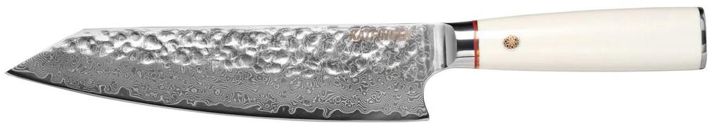 KATFINGER | Damaškový nůž Kiritsuke 8" (20cm) | White | KF513