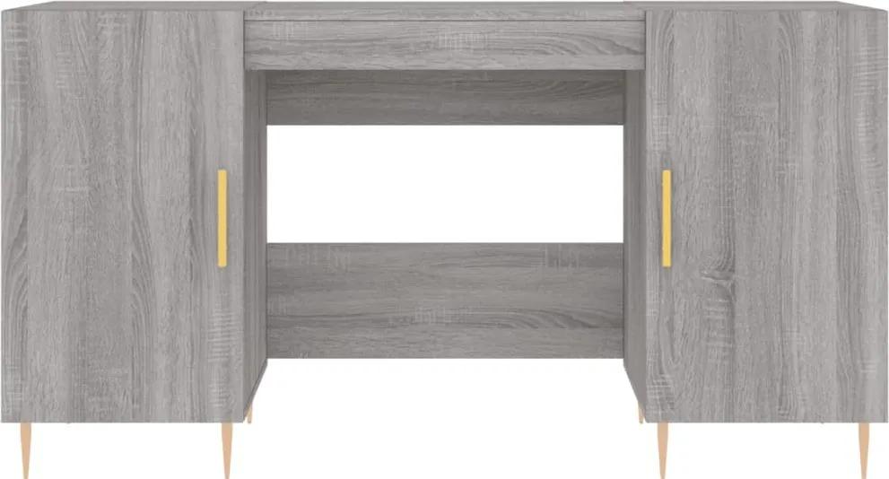 vidaXL Psací stůl 140 x 50 x 75 cm kompozitní dřevo [829538] Barva: Bílá