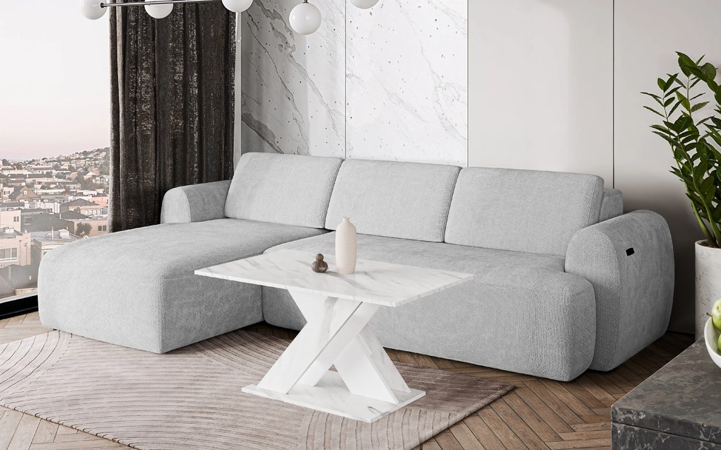 Prospero Konfereční stolek TOXX Kombinace barev: TOXX coffee table royal marble black