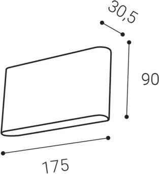 Venkovní nástěnné LED svítidlo LED2 FLAT II L antracit 3000K/4000K/5700K 5234854