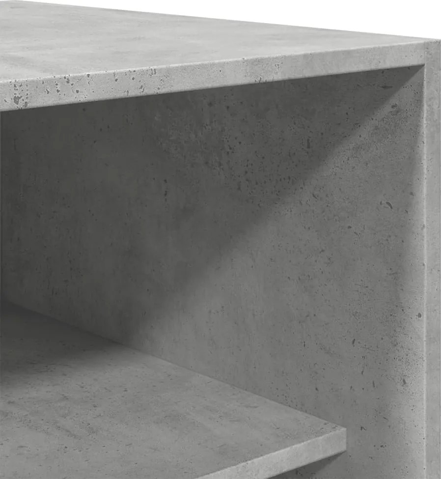Šatní skříň betonově šedá 100 x 50 x 200 cm dřevotříska 3307804
