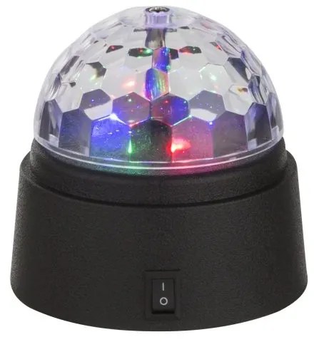Globo 28014 led stolní dekorativní svítidlo disco 6x0,06w - vypínač na těle, disko osvětlení, bez baterií 3xaa