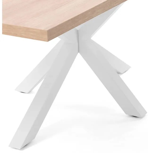 Jídelní stůl arya table 160 x 100 cm přírodní, bílý MUZZA