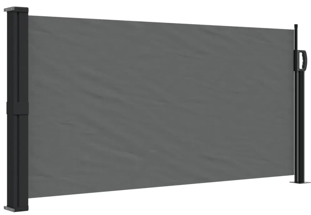 vidaXL Zatahovací boční markýza antracitová 100 x 300 cm