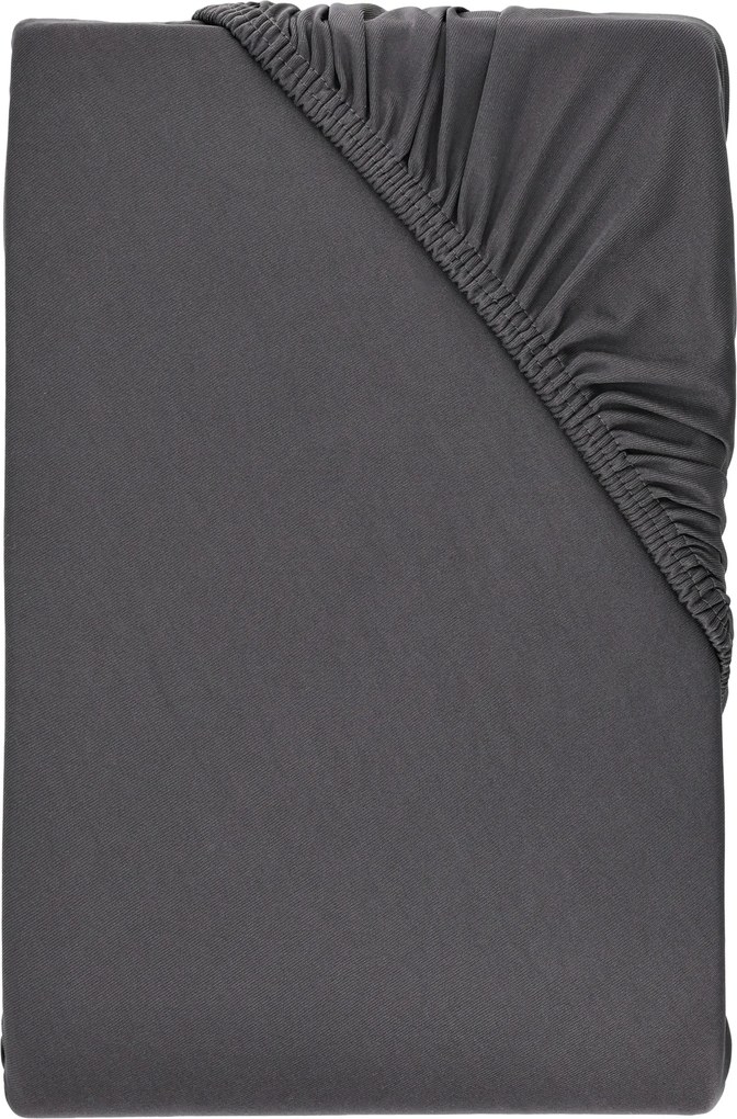 Livarno® Žerzejové napínací prostěradlo, 140-160 x 200 cm (šedá)