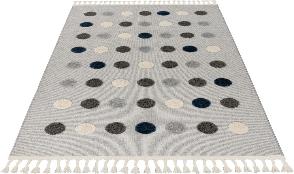 Obsession, Dětský kusový koberec My Fano 394 Dots, 160x230, vícebarevná, dětský pokoj
