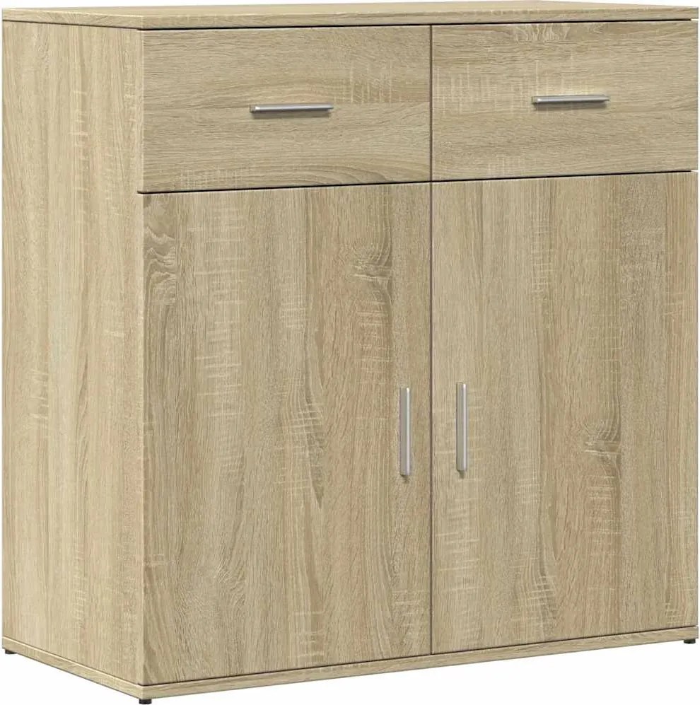 Příborníky 2 ks dub sonoma 79 x 38 x 80 cm kompozitní dřevo 3276618