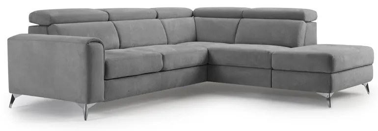 Pregio Italia sofa&relax Rozkládací sedačky na každodenní spaní Silver Provedení: 2 místná rozkládací + rohové ukončení, Vzorník látek: tekno fibra 04 hazelnut