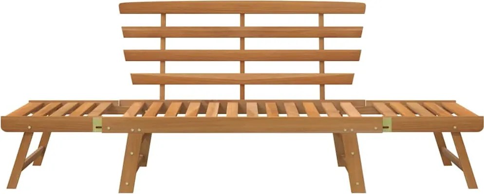 Zahradní lavice 2 v 1 190 cm masivní akácie 316471