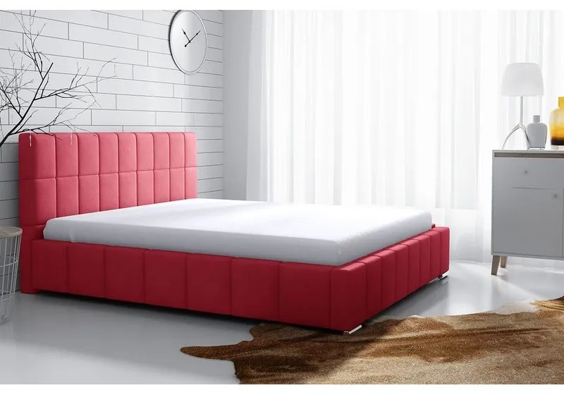 Čalouněná postel s úložným prostorem Ninjago, Rozměr postele: 140x200, Barva:: Rico 1