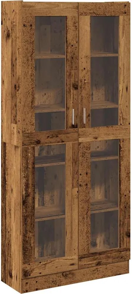Skříň old wood 82,5 x 30,5 x 185 cm kompozitní dřevo 3318720