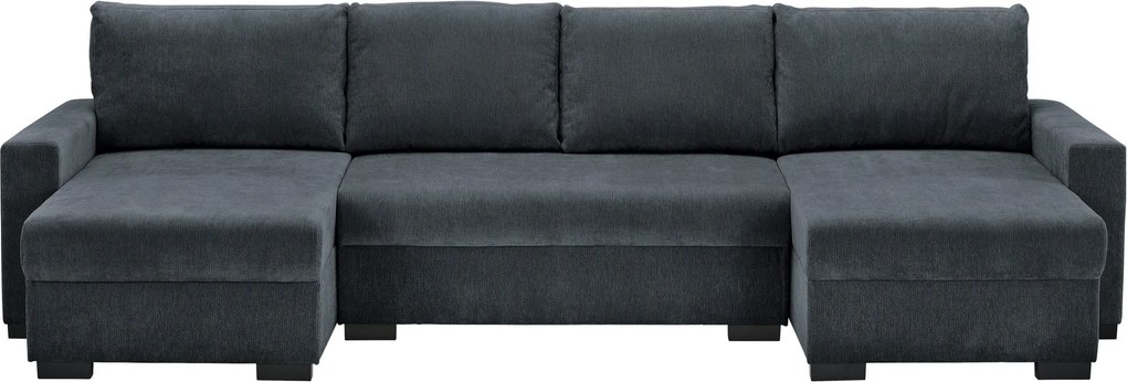 XXXLutz SEDACÍ SOUPRAVA, textil, tmavě šedá Ti'me - Sedací soupravy - 002703011813