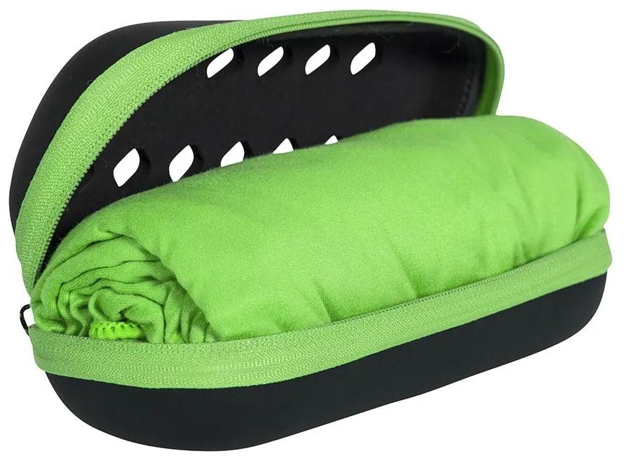 Sportovní rychleschnoucí ručník Compatto zelená 60x120 cm