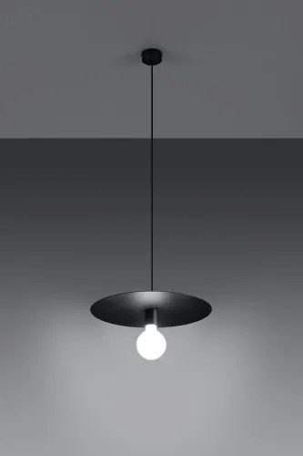 Lustr SOLLUX Flavio E27 1x60W bez zdroje SL.0853 černá