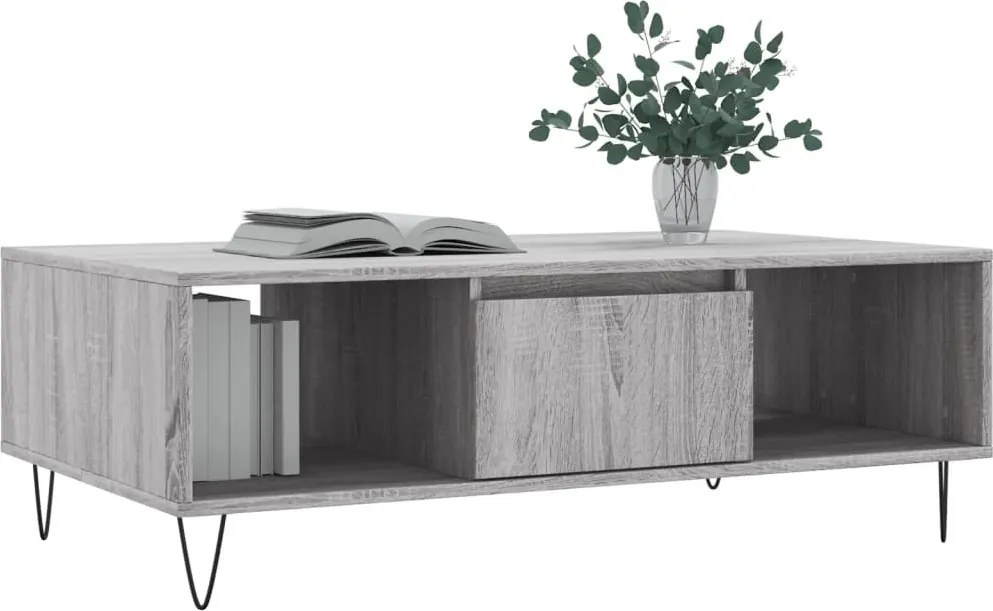 vidaXL Konferenční stolek 104 x 60 x 35 cm kompozitní dřevo [827090] Barva: Černá