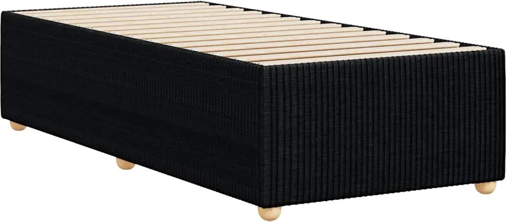 Rám postele bez matrací černá 90x190 cm textil 3284902