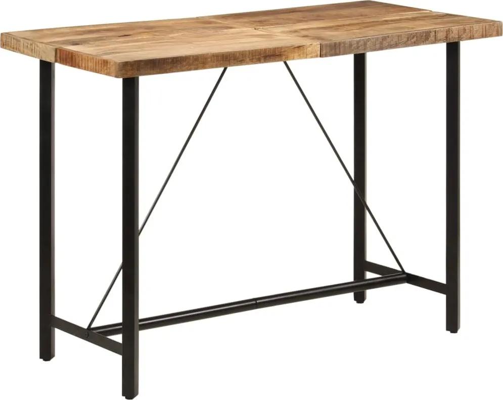 vidaXL Barový stůl 150 x 70 x 107 cm masivní mangovník a železo [356382]