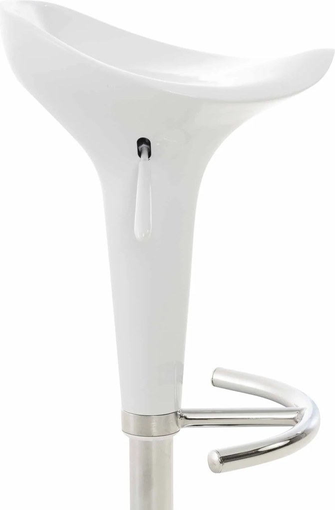 Sada 2 barových židlí Saddle – bílá