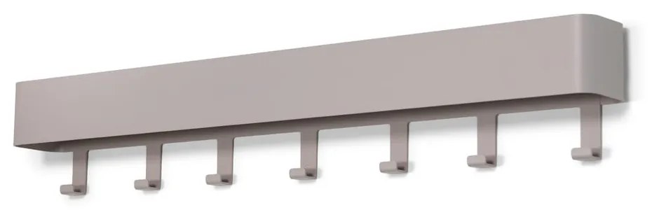 Šedo-béžový kovový nástěnný věšák s poličkou Dax Play – Spinder Design