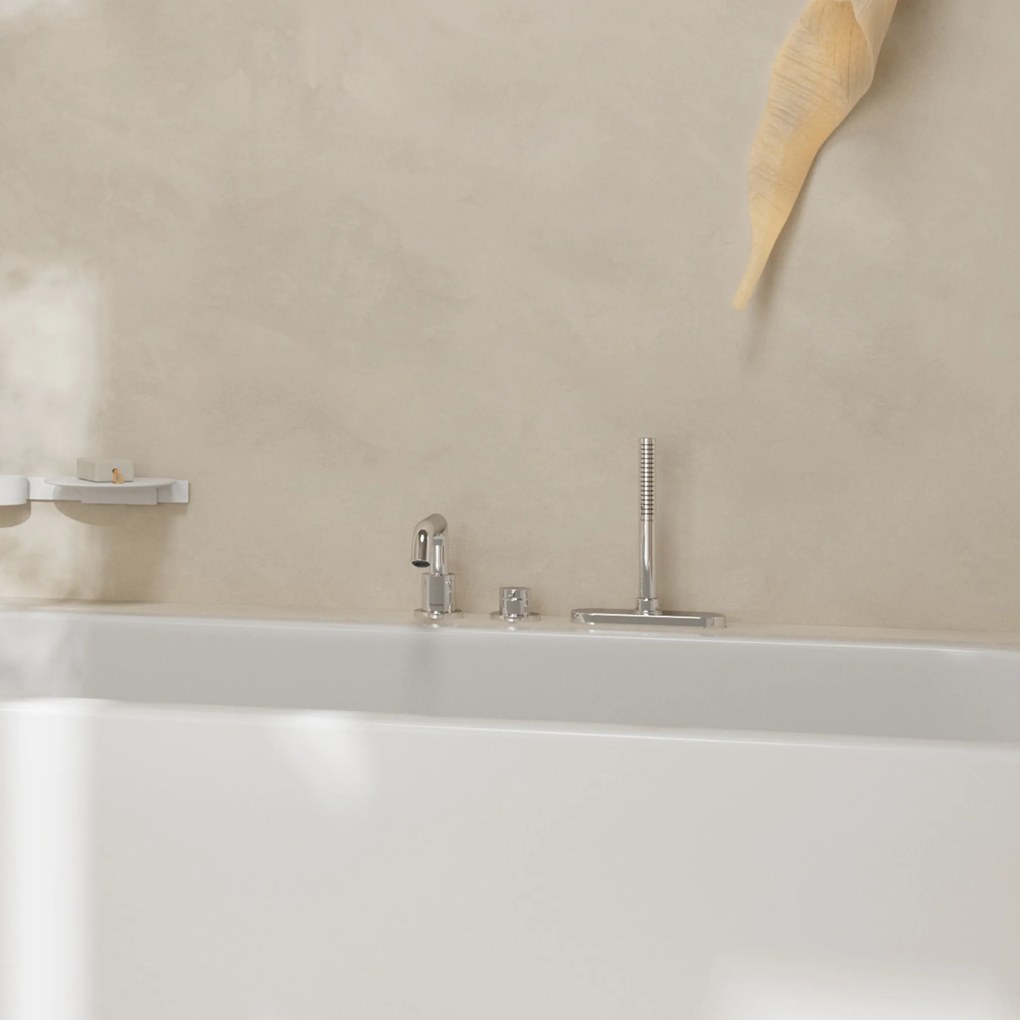 HANSGROHE Hansgrohe, základní těleso pro 3-otvorovou pákovou baterii na okraj vany, HAN-13481180