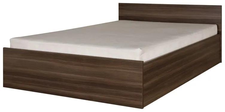 Dvoulůžková postel s matrací Inna IN22, Barva: jasan tmavý