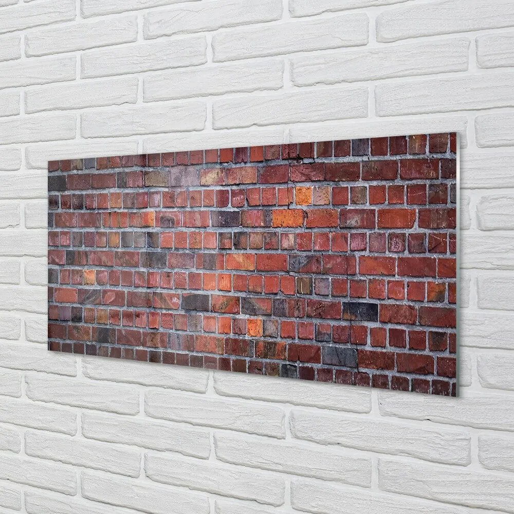 Obraz na skle Cihlové zdi wall 140x70 cm