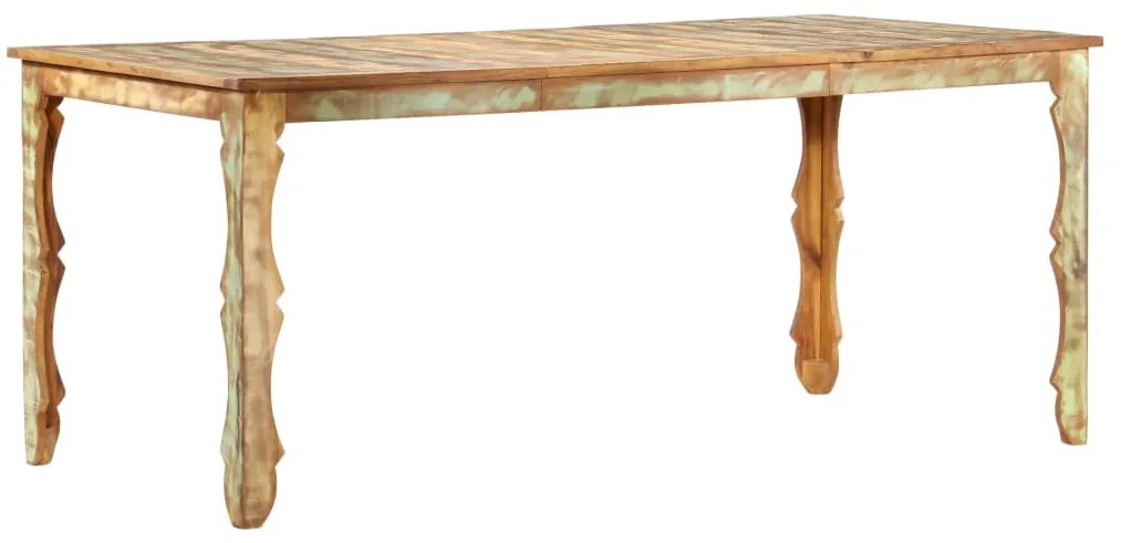 286491 vidaXL Jídelní stůl 180 x 90 x 76 cm masivní recyklované dřevo