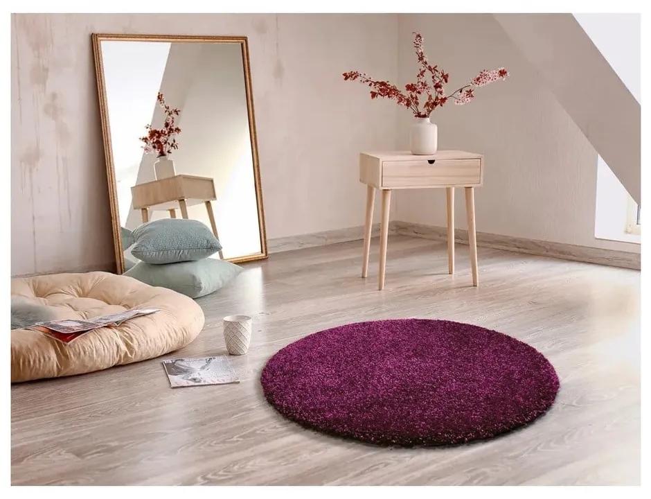 Fialový koberec Universal Aqua Liso, ø 100 cm