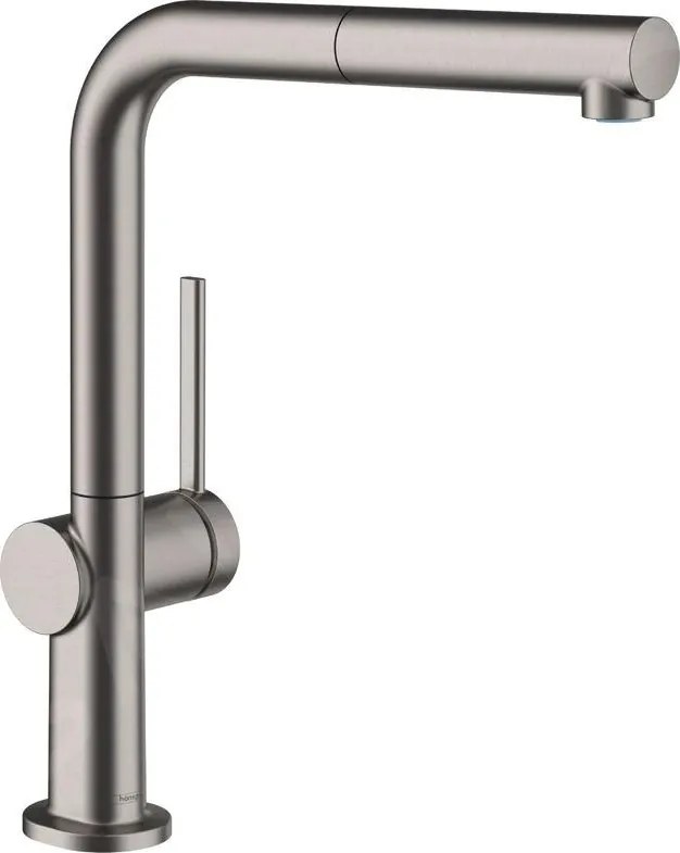 Hansgrohe M54, dřezová baterie Talis s výsuvnou sprškou, kartáčovaný černý chrom, HAN-72808340